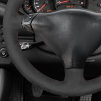 China Genuine Leather and Suede Steering Wheel Cover for Porsche 911 Turbo 996 Year 1997-2001 for sale