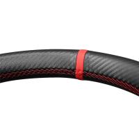 China Black Suede Hand Stitched Steering Wheel Cover for Mercedes-Benz W639 Viano Vito Valente for sale