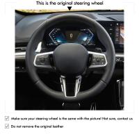 China Black Suede Steering Wheel Cover for BMW X1 X2 M Sport 2 Series iX1 iX2 2022 2023 2024 for sale