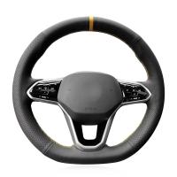 China VW Golf 8 Passat Alltrack Variant Atlas 2019-2020 ARTEON PU Leather Steering Wheel Cover for sale