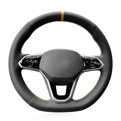 China VW Golf 8 Passat Alltrack Variant Atlas 2019-2020 ARTEON PU Leather Steering Wheel Cover for sale