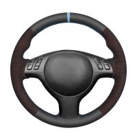 China Customized Soft Suede Steering Wheel Cover for BWM 3 series X5 Z3 2000 2001 2002 2003 2004 for sale