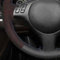 China Customized Soft Suede Steering Wheel Cover for BWM 3 series X5 Z3 2000 2001 2002 2003 2004 for sale