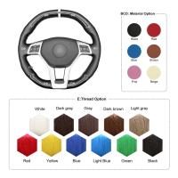 China Custom Mercedes-Benz C117 C218 W212 R231 2012 2016 Hand Stiching Steering Wheel Cover for sale