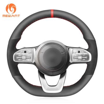 China Upgrade Your Mercedes-Benz with this Hand Sewing Steering Wheel Cover Express Delivery for sale