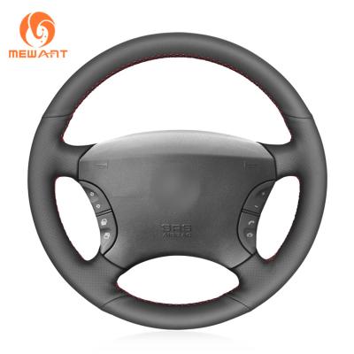 China Blue Artificial Leather Steering Wheel Cover for CL-Class C215 S-Class W220 2000-2006 for sale