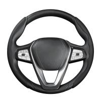 China 5 Colors Leather Carbon Steering Wheel Covers for BMW 2 3 4 5 6 7 8 Series i4 X3 X4 X5 X6 X7 Z4 2016-2024 for sale