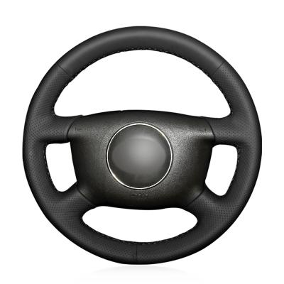 China Faux Leather Steering Wheel Cover for Audi A4 A6 A8 A8L Allroad 1998-2004 Material Type for sale