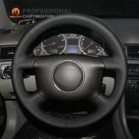 China Faux Leather Steering Wheel Cover for Audi A4 A6 A8 A8L Allroad 1998-2004 Material Type for sale