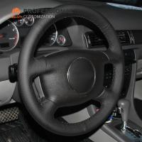 China Faux Leather Steering Wheel Cover for Audi A4 A6 A8 A8L Allroad 1998-2004 Material Type for sale