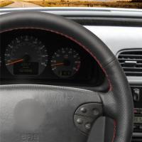 China CLK-Class W208 C208 E-Class W210 G-Class W463 2000 2001 2002 2003 Custom Hand Sewing Steering Wheel Cover for sale