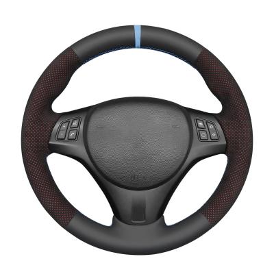 China Handmade Hand Stitched Steering Wheel Cover for BMW 1 Series E 3 Series E X1 M3 Sport for sale