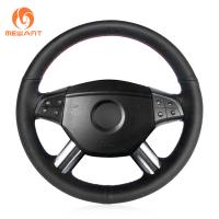 China Leather Steering Wheel Cover for Mercedes-Benz GL-Class X164 M-Class 2006 2007 2008 for sale
