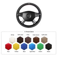 China Leather Steering Wheel Cover for Mercedes-Benz GL-Class X164 M-Class 2006 2007 2008 for sale