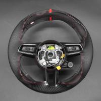 China Hand Sewing Steering Wheel Cover for PORSCHE 911 992 Macan Panamera Taycan 2020 2021 2022 2023 for sale