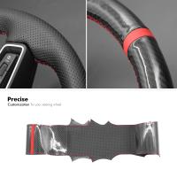 China Hand Sewing Steering Wheel Cover for PORSCHE 911 992 Macan Panamera Taycan 2020 2021 2022 2023 for sale