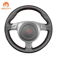 China Black Matte Steering Wheel Cover for Porsche 911 997 Boxster 987 Cayman 987 2004-2009 for sale