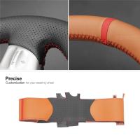 China Black Matte Steering Wheel Cover for Porsche 911 997 Boxster 987 Cayman 987 2004-2009 for sale