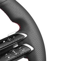 China 3-Spoke Wheel Leather Steering Cover for 2021 Mercedes-Benz C-Class W206 E-Class W213 for sale
