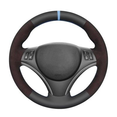 China Soft Suede Leather Strip DIY Steering Wheel Cover for BMW 1 Series E 3 Series E X1 M3 for sale