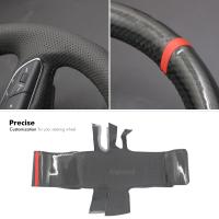 China Hand Stitching Carbon Leather Steering Wheel Cover for Audi Q3 Q5 SQ5 Q7 SQ7 Q8 SQ8 RS Q8 2015-2022 for sale