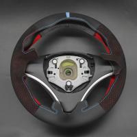 China Soft Suede Leather Strip DIY Steering Wheel Cover for BMW 1 Series E 3 Series E X1 M3 for sale