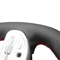 China Hand Stitching Genuine Nappa Leather Steering Wheel Cover for E63 AMG S W213 W205 W222 for sale