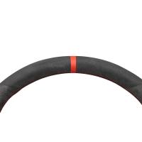 China Volkswagen Golf 7 GTI GTD GTE R MK7 VW Polo Scirocco Hand Sewing Steering Wheel Cover for sale