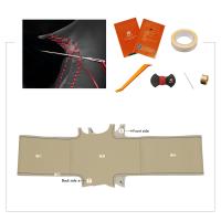 China Beige Design Soft Faux PU Leather Steering Wheel Cover for BMW i3 2013-2022 20*15*7cm for sale