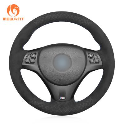 China Athsuede Steering Wheel Cover for BMW 1 Series E81 E82 E87 E88 3 Series E90 E91 E92 E93 M3 for sale