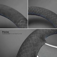 China Athsuede Steering Wheel Cover for BMW 1 Series E81 E82 E87 E88 3 Series E90 E91 E92 E93 M3 for sale