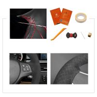 China Athsuede Steering Wheel Cover for BMW 1 Series E81 E82 E87 E88 3 Series E90 E91 E92 E93 M3 for sale