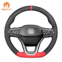 China MEWANT Alcantera Steering Wheel Covers for Seat Leon Cupra Leon Ateca Tarraco 2020-2021 for sale