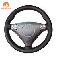 China Hand Stitched Steering Wheel Cover for Mercedes-Benz SLK 2004-2008 SLK-Class W170 W171 for sale