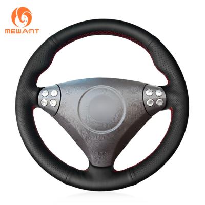 China Hand Stitched Steering Wheel Cover for Mercedes-Benz SLK 2004-2008 SLK-Class W170 W171 for sale