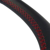 China Hand Stitched Steering Wheel Cover for Mercedes-Benz SLK 2004-2008 SLK-Class W170 W171 for sale