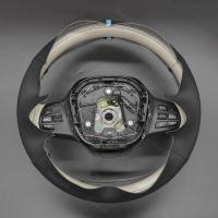China BMW i3 2013-2022 Car Fitment Hand Stitching Soft Faux PU Leather Steering Wheel Cover for sale
