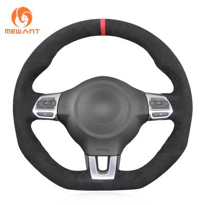 China VW Golf 5 6 7 8 Polo R line Scirocco Tiguan 2009-2018 White Thread 3-Spoke Wheel Cover for sale