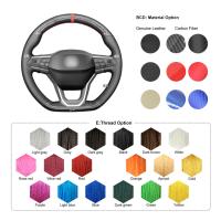 China 2020-2021 Seat Leon Ateca Tarraco Cupra Leon Custom Sports Design Steering Wheel Cover for sale