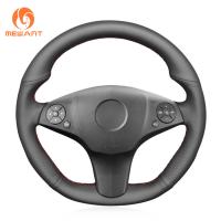 China Hand Stitching Steering Wheel Cover For Mercedes-Benz GLK SLR-Class AMG 63 65 AMG for sale