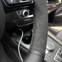 China Soft Suede Steering Wheel Cover for Audi A1 A3 8V A4 A5 Avant RS3 RS5 S3 S4 S5 2016-2016 for sale