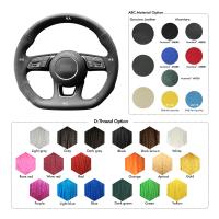 China Soft Suede Steering Wheel Cover for Audi A1 A3 8V A4 A5 Avant RS3 RS5 S3 S4 S5 2016-2016 for sale