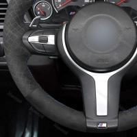 China Luxury Steering Wheel Cover for BMW F20 F30 F10 F12 F87 F80 M3 F82 F12 F13 2014-2020X5 F86 X6 for sale