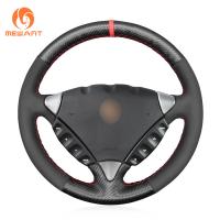 China 2004-2010 Cayenne Matte Carbon Suede Hand Sewing Steering Wheel Cover for Perfect Fit for sale