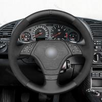 China Suede Faux Leather Steering Wheel Cover for BMW 3 Series E36 E46 Z3 Roadster 1995-2000 for sale