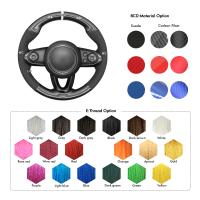 China 2014-2020 MINI CLUBMAN Add a Touch of Elegance with Carbon Suede Steering Wheel Cover for sale