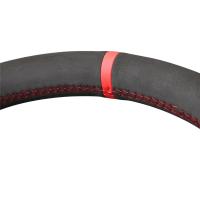 China Mercedes-Benz AMG C63 W204 C219 E550 E 63 AMG W212 W217 SL 63 R230 C197 R197 Steering Wheel Cover Suede for sale