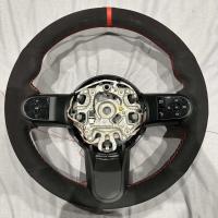 China Thread Color Black Hand Stitching Steering Wheel Cover for Mini F56 LCI 2 Cooper Sale for sale