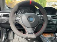 China Hand Sewn Steering Wheel Cover for BMW E90 E91 E92 E87 E81 E82 E88 X1 E84 M3 325i 330i 335i for sale