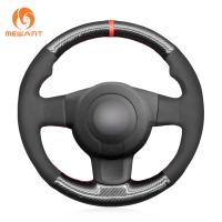 China Custom Soft Suede Steering Wheel Cover for Seat Leon 1P FR Cupra Ibiza 6L MK2 Sports Style for sale
